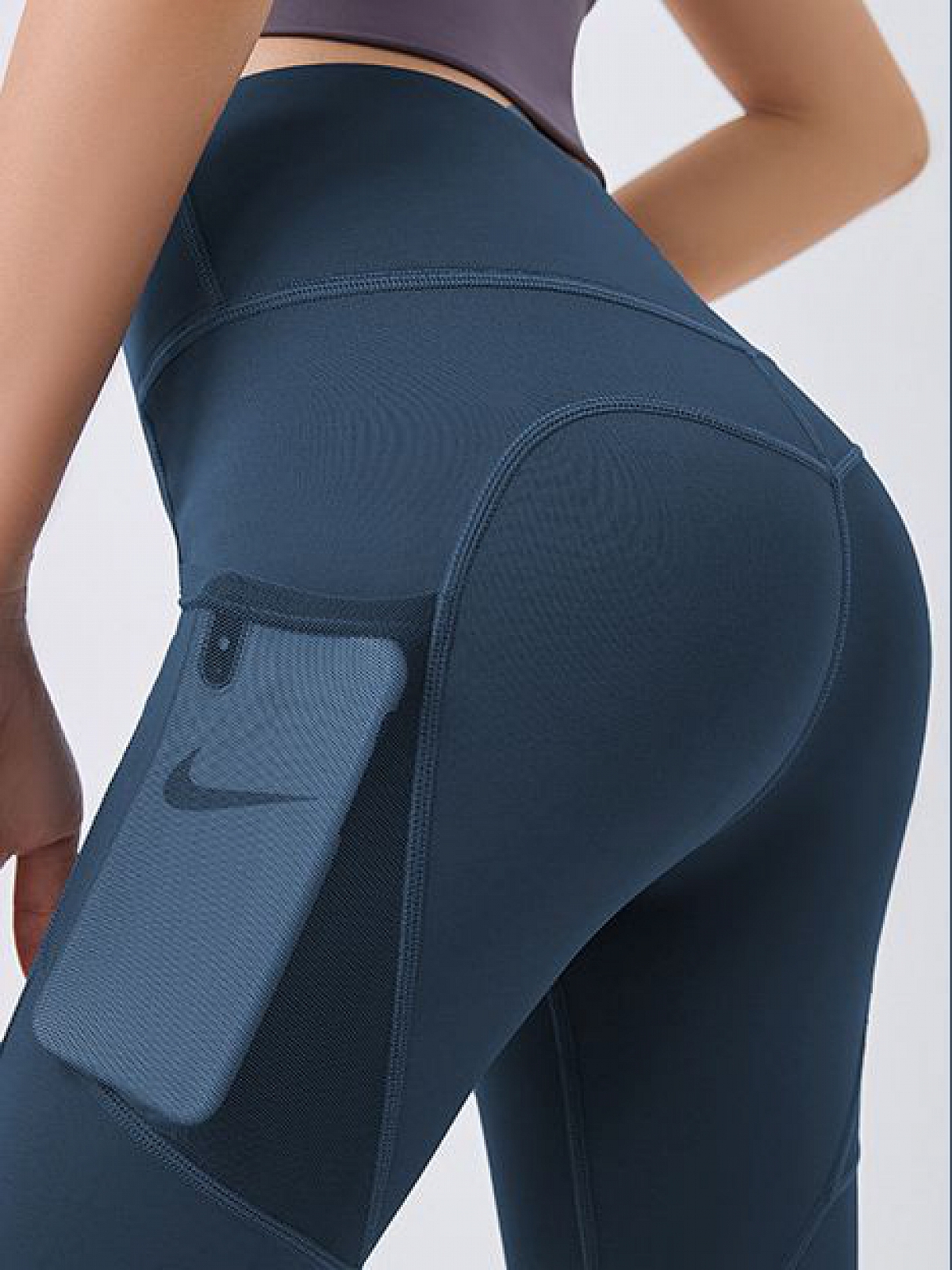 Damen Trainingsanzug Push Up Leggings Sporthose Mit Taschen Hs371